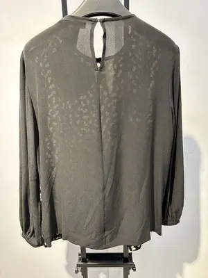 Max Mara Long-sleeved Blouse With Lace Detailing
