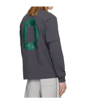 Sacai Printed Long-sleeved T-shirt