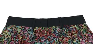 Sportmax Pleated Floral Print Midi Skirt