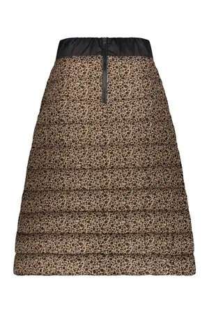 Herno Quilted Printed Skirt