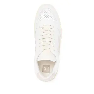 VEJA Logo Patch Lace-up Sneakers - White