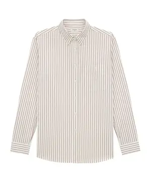 Saint Laurent Cassandre Button-up Shirt - Caramel Cream