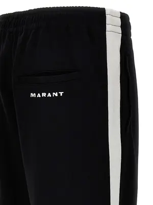 Isabel Marant Étoile Ryamy Track Pants With Side Stripe Detail - Black