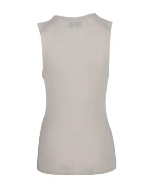 Studio Nicholson Ribbed Knit Tank Top - Gray