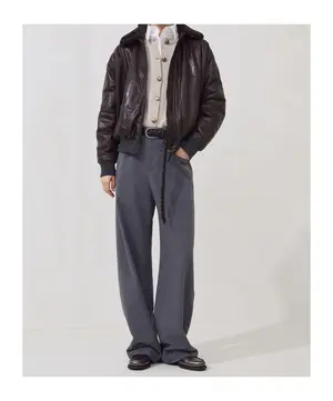Brunello Cucinelli High Waisted Straight Leg Trousers