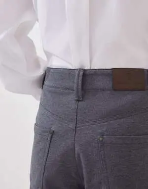 Brunello Cucinelli High Waisted Straight Leg Trousers