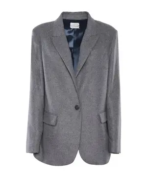 FORTE_FORTE Single Breasted Jacket - Gray