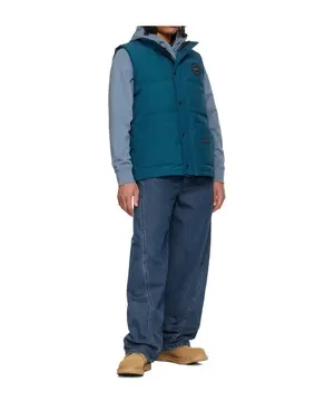 Canada Goose Label Down Vest - Wei Blue
