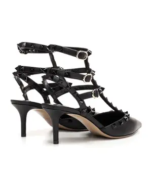 Valentino Garavani Rockstud Pointed Toe Pumps - Black