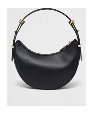 Prada Arqué Shoulder Bag - Black
