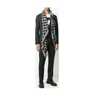 Alexander McQueen Allover Skull Scarf - Black