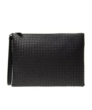 Bottega Veneta Intrecciato Document Case - Black