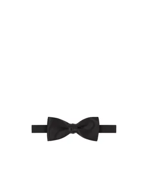 Gucci Satin Bow Tie - Black