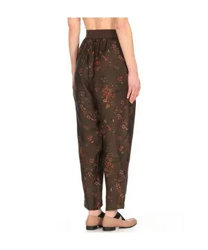 UMA WANG Printed Elastic Belt Casual Pants