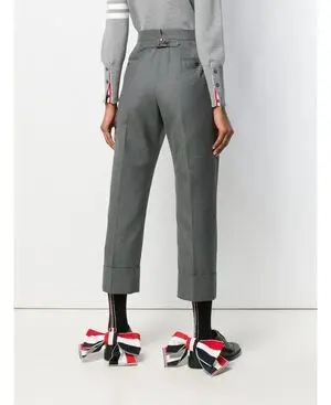 Thom Browne Super 120s High-waisted Trousers