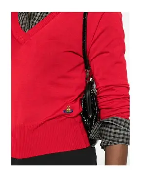 VIVIENNE WESTWOOD V-neck Long Sleeve Sweater