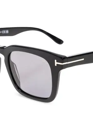 TOM FORD Dax Square Frame Sunglasses - Gray