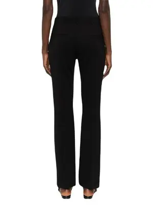 Sportmax High Waist Straight Leg Trousers
