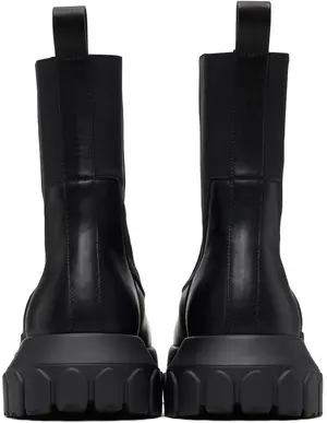 Rick Owens Chunky Tractor Boots - Black
