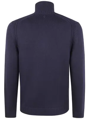 DONDUP Roll-neck Knit Sweater - Black