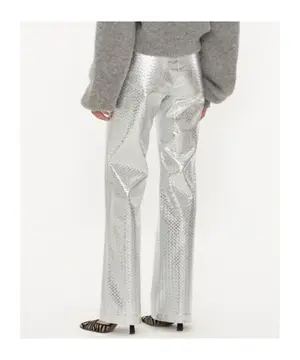 ROTATE BY BIRGER CHRISTENSEN Braided Straight-leg Trousers