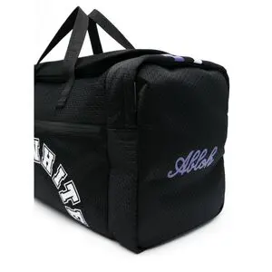 Off-White Logo-print Mesh Holdall - Black