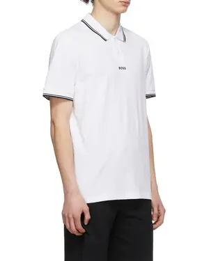 Hugo Boss Stripe Detail Polo Shirt