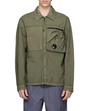 C.P. COMPANY Logo-patch Shirt Jacket