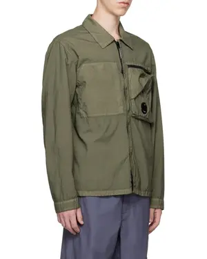 C.P. COMPANY Logo-patch Shirt Jacket