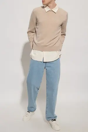 THE ROW Benji Long-sleeved Pullover - Nude
