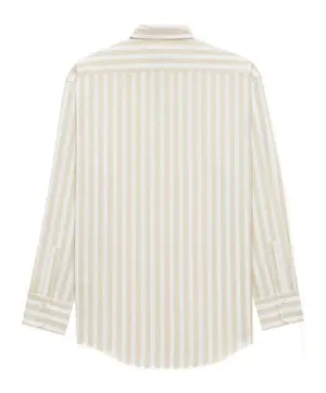 Saint Laurent Cassandre Striped Button-up Shirt