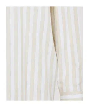 Saint Laurent Cassandre Striped Button-up Shirt