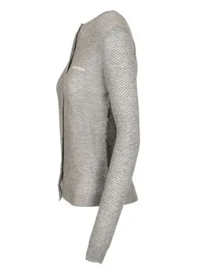 Miu Miu Crewneck Button-up Cardigan
