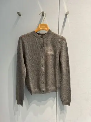 Miu Miu Crewneck Button-up Cardigan