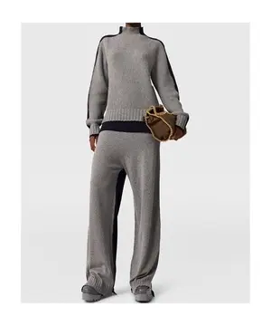 Stella McCartney Panelled Knitted Wide-leg Trousers