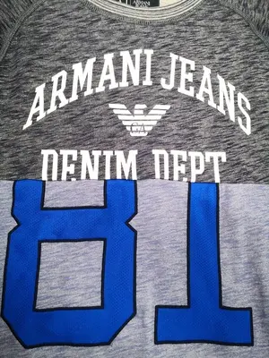 Emporio Armani Denim Dept" Logo Pullover
