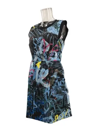 Sportmax Round Neck Printed Dress