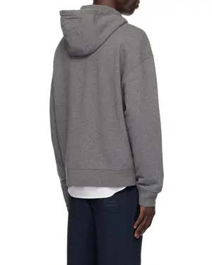 Maison Kitsuné Bold Fox Head Patch Oversize Hoodie - Gray