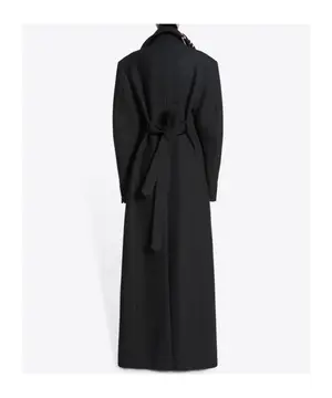 Dries Van Noten Whipstitch-embellished Belted Coat