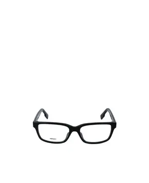 Kenzo Logo Flat Mirror Eyeglasses - Black