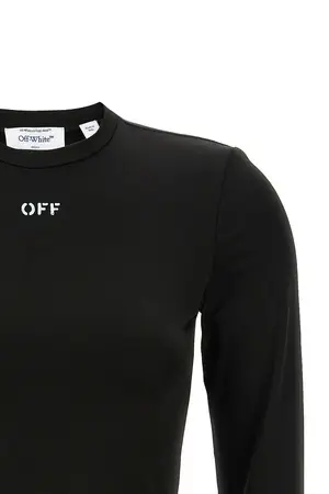Off-White Off Stamp Crewneck Jumper - Black
