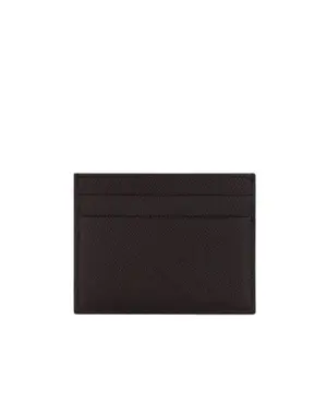 Dolce & Gabbana Dolce Gabbana Logo Plaque Cardholder - Black