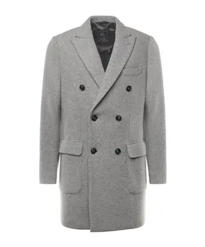 Fay Double Breasted Coats For Men