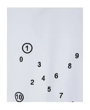 MAISON MARGIELA Printed Long-sleeve Hoodie - White