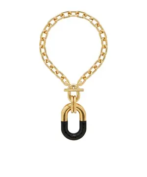 Rabanne Paco Rabanne XL Link Necklace Black/gold
