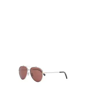 Dior Aviator Sunglasses With Logo Embellishments - Multicolor