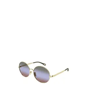 Chloé Round Metal Sunglasses - Gray