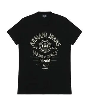Emporio Armani Round Collar, Short Sleeve, Logo T-shirt