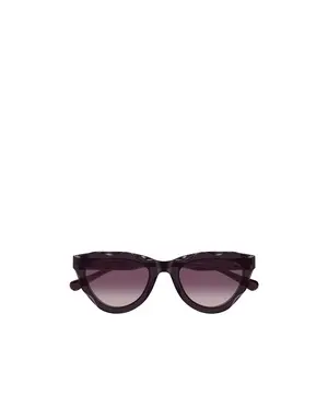 Chloé Eyewear Cat-eye Frame Sunglasses - Deep Fuchsia