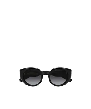 Chloé Eyewear Oval Frame Sunglasses - Black